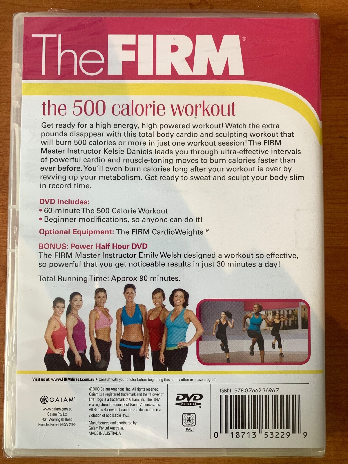 DVD / THE FIRM - THE 500 CALORIE WORKOUT / NEW & SEALED / FITNESS ...