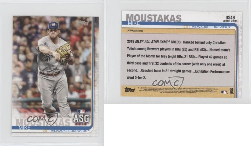 2019 Topps Mini All-Star Mike Moustakas #US49 fm0 | eBay