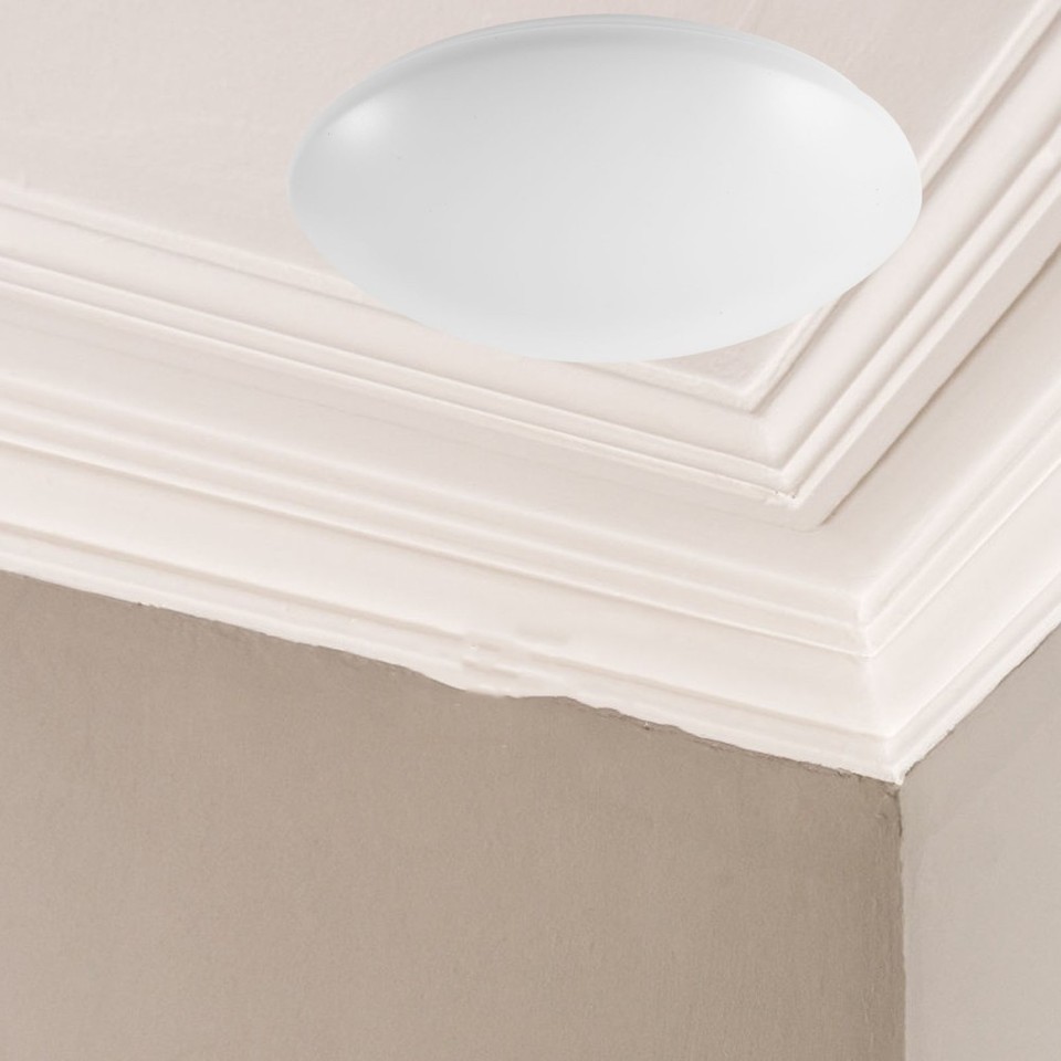 Round Lampshade Plastic Ceiling Light Cover Bedroom Lighting Fittings ...