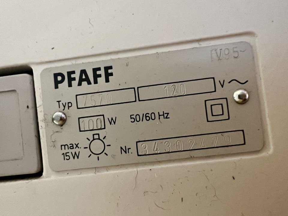PFAFF Creative 7570 Sewing/Embroidery Machine, Creative Designer, More ...