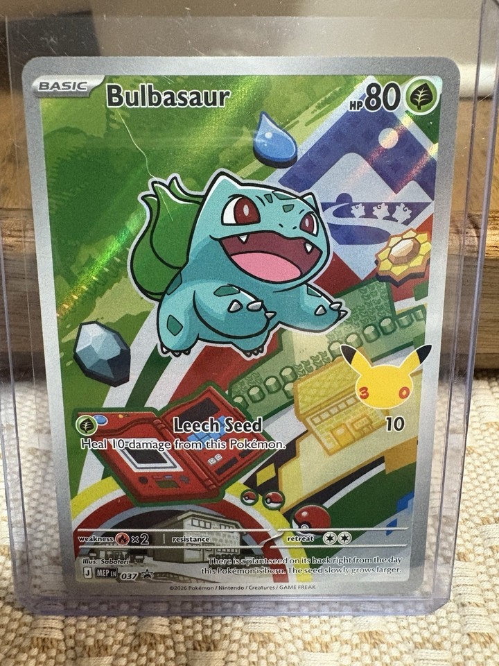 Pokemon First Partner Illustration MEP Bulbasaur Charmander Squirtle ...