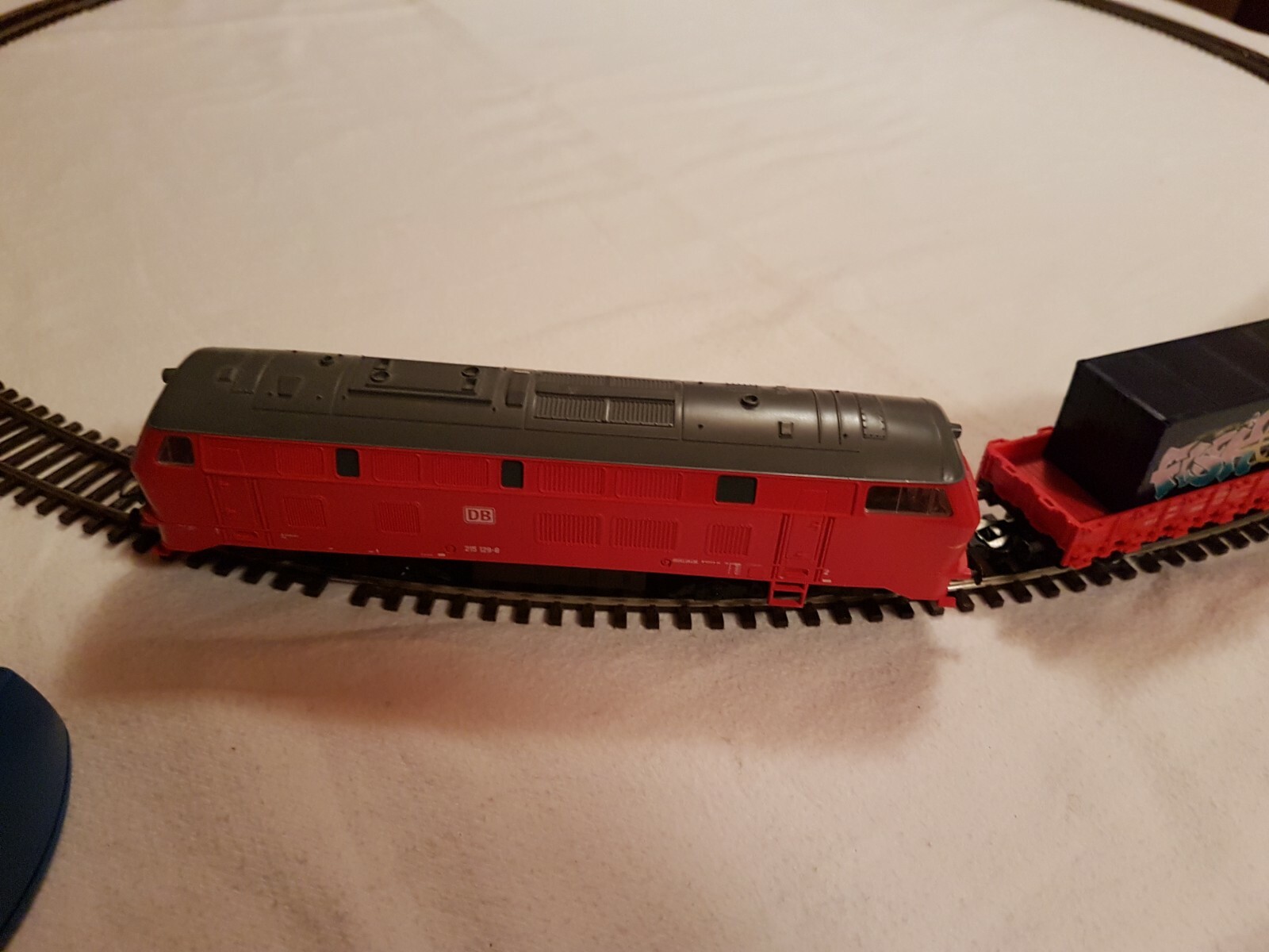 Roco Spur H0 41124 Set Startpackung mit Diesellok, neuwertig in OVP ...