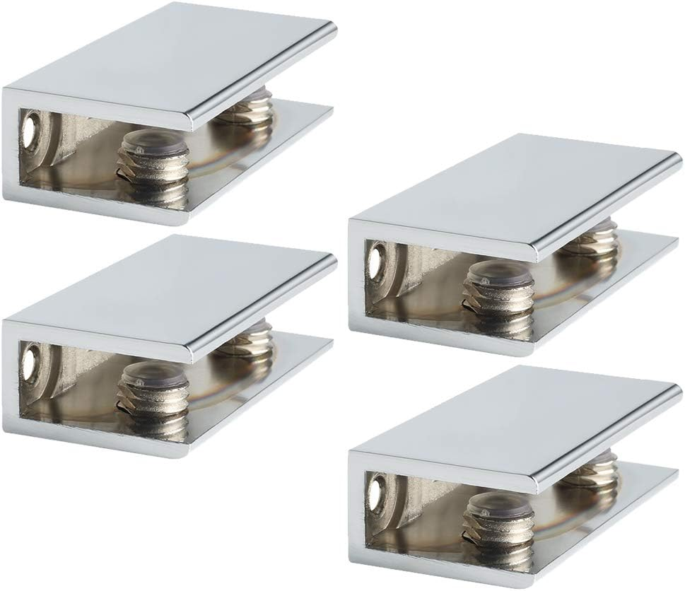 Glass Shelf Bracket Adjustable Shower Brackets,Heavy Duty Rectangle ...