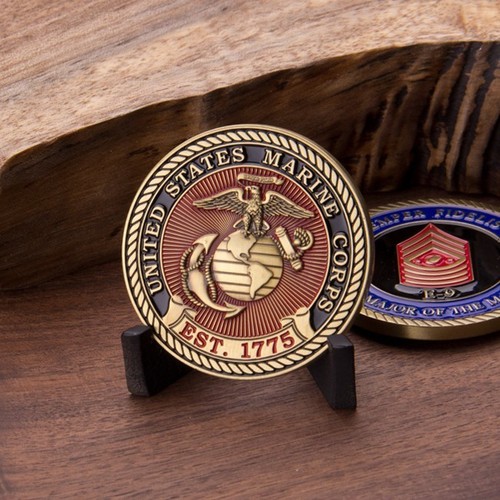USMC Sergeant Major of the Marine Corps E9 Rank Challenge Coin | eBay