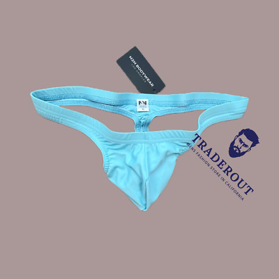 N2N Bodywear Men baby blue erotic Maverick swim thong swimwear size S L ...