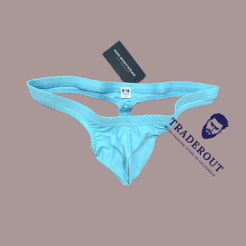 N2N Bodywear Men baby blue erotic Maverick swim thong swimwear size S L ...
