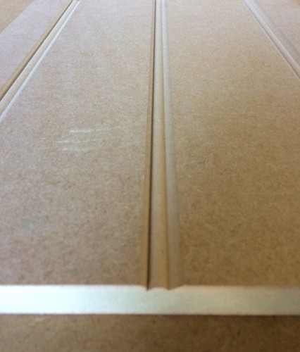 BUTT AND BEAD GROOVED / T & G / Tongue & Groove EFFECT MDF Panel 18MM ...