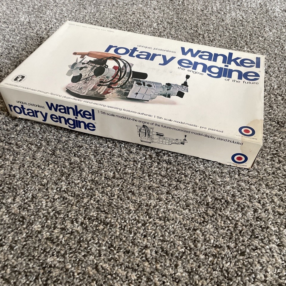 1973 Wankel Rotary Engine RX7 Speed Entex 8201 1/5 Scale Mazda Model ...