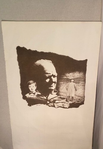 Sarah Churchill Signed Curtis Hooper Lithograph No Fear Print | eBay