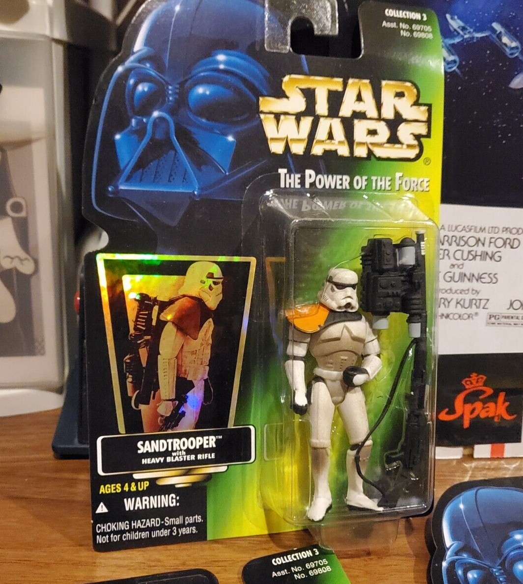NEW Star Wars SANDTROOPER + Heavy Blaster Rifle Collection 3 Kenner ...