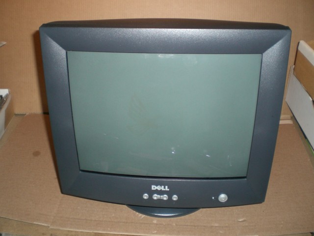 Vintage Dell E772c VGA 17" CRT Black Computer Monitor for sale online ...