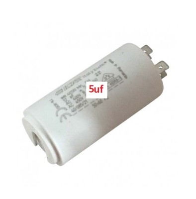 RUNNING / RUN CAPACITOR 5µF / 5UF / 5 MICRO-FARAD 400-500V 4 SPADE ...