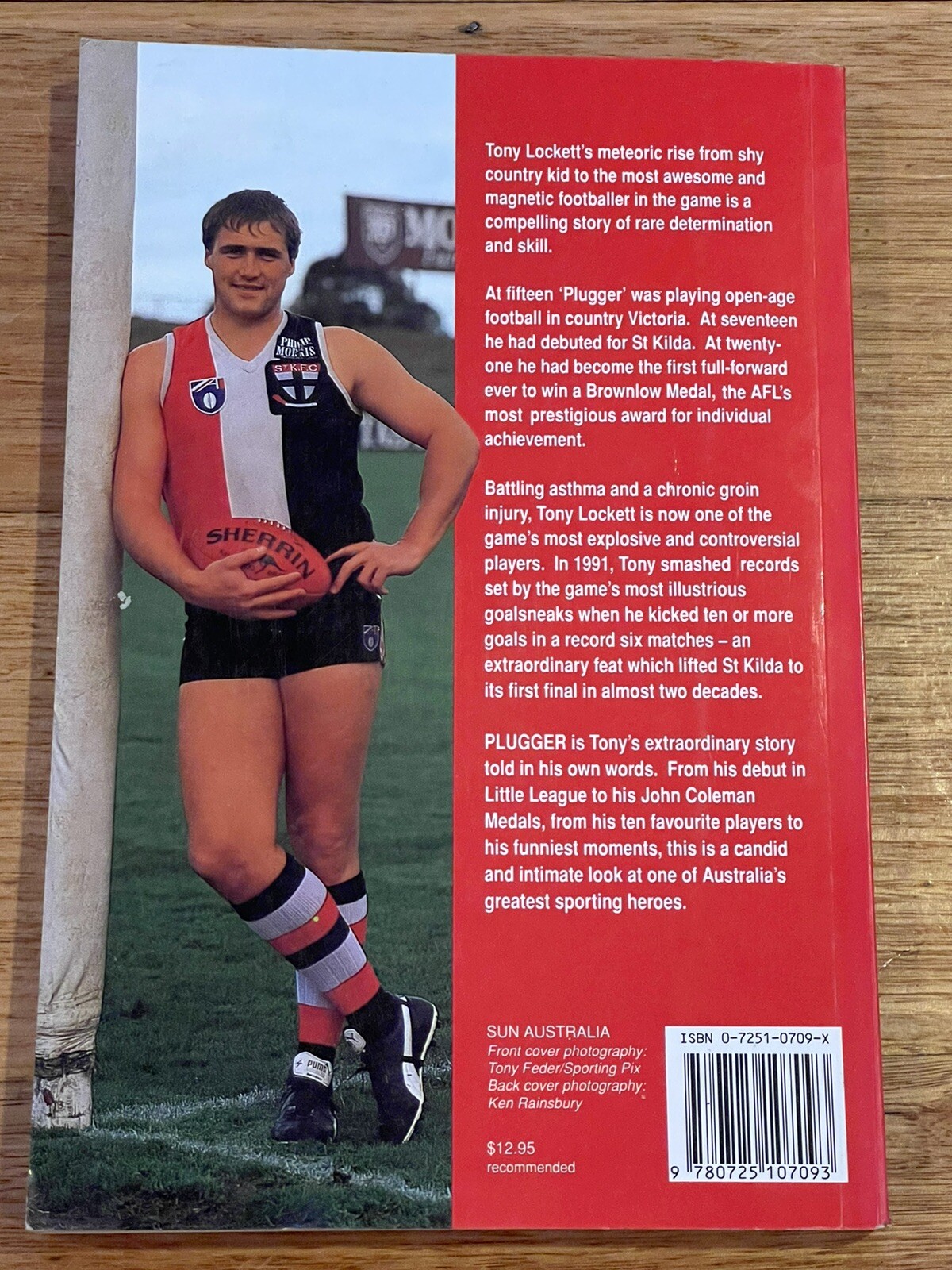 Plugger - The Tony Lockett Story ; by Tony Lockett - Paperback, 1992 ...