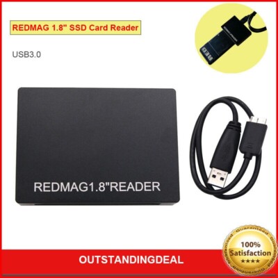 REDMAG 1.8" Reader RED SSD Card Reader for Windows OS + USB 3.0 Data ...