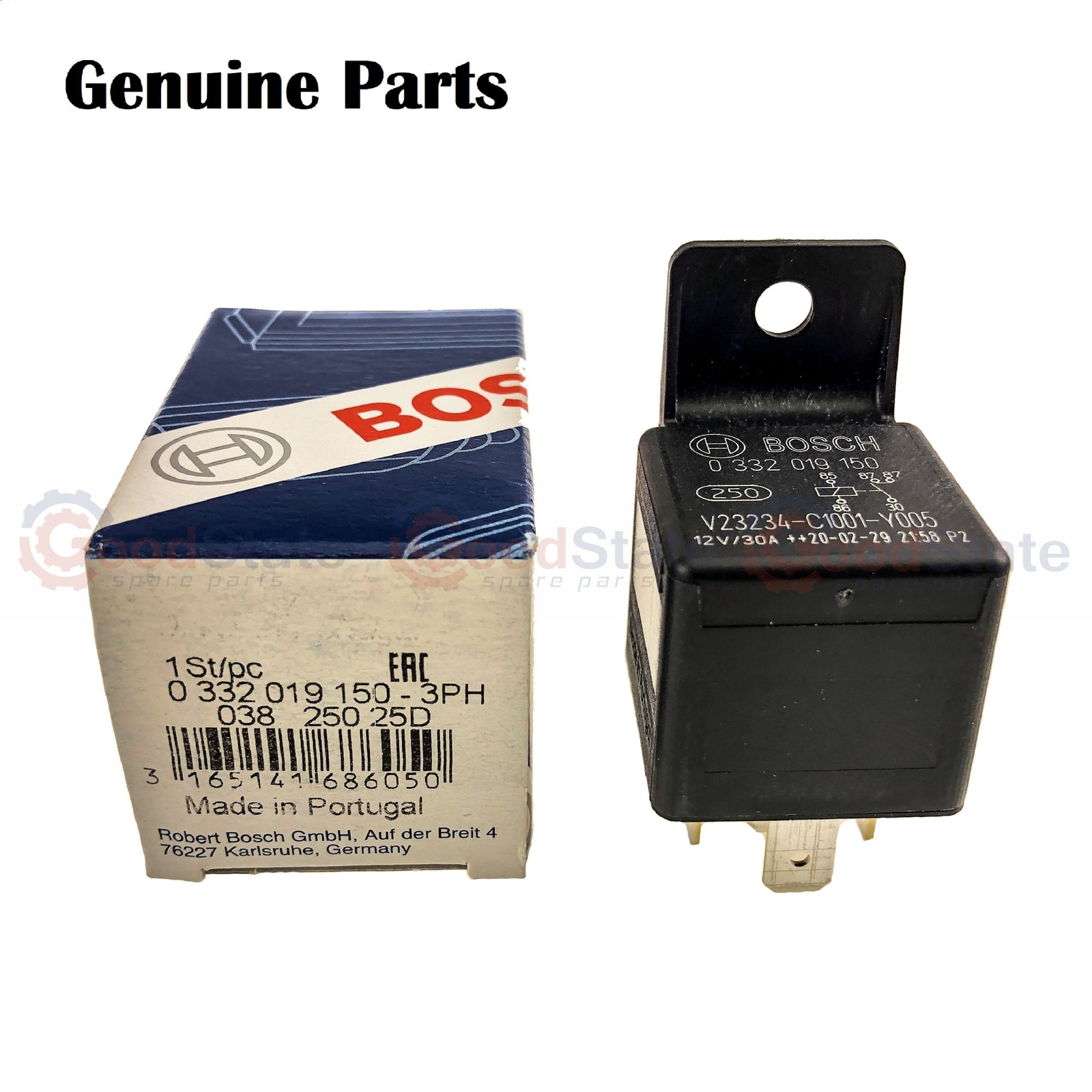 Bosch+12v+30+Amp+Genuine+5+Pin+Mini+Relay+0332019150 for sale online | eBay
