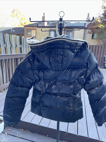 Womens Moncler Jacket Size 2 Medium Black | eBay