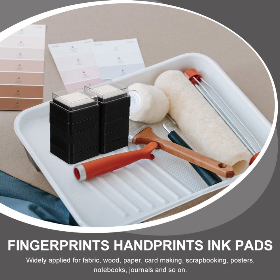 20 Pcs Scrapbooking Ink Pads Inkpad for Stamp Stamps Empty Rubber | eBay UK