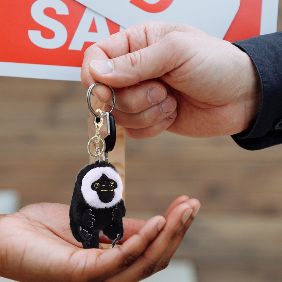 Stuffed Animal Keychain Plush Monkey Hanging Ornament Bag Cartoon Monkey | eBay Australia