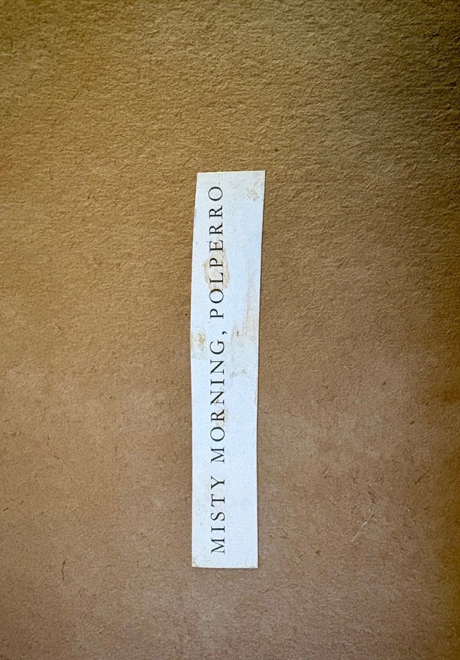 Misty Morning: Polperro by Vernon Ward | eBay UK