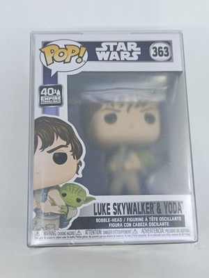 Funko Pop Star Wars Luke Skywalker & Yoda 363 Empire Strikes Back 40th ...