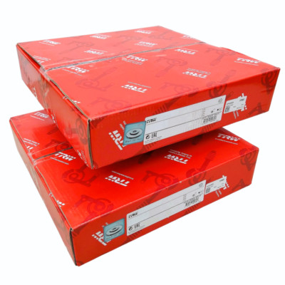 TRW Front Brake Disc Rotors 324mm DF4361S fits BMW 5 Series E61 530i ...