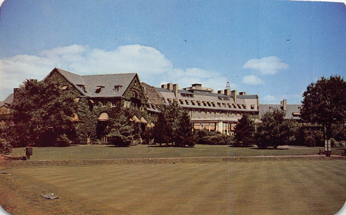 SKYTOP PA~SKYTOP CLUB-LODGE-SOUTH VIEW~KODACHROME BY VALENCE POSTCARD ...