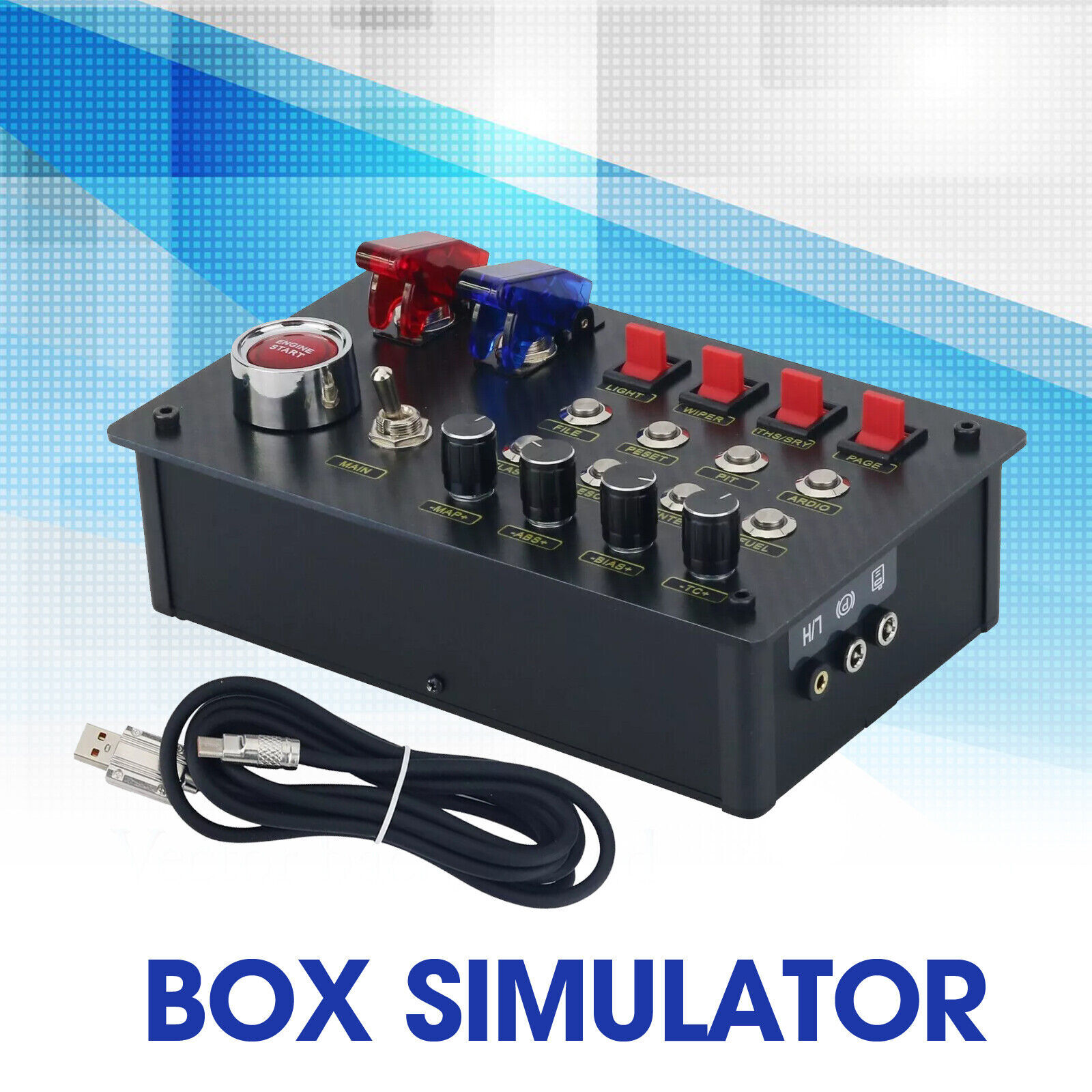 Horizontal Button Box SIM Racing Control Box Simulator for Simagic ...