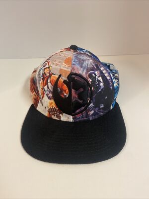 Star Wars Split Logo - Imperial Rebel Original Snapback Hat | eBay