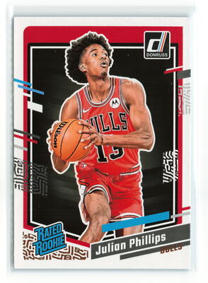 JULIAN PHILLIPS #227 2023-24 PANINI DONRUSS BULLS RATED ROOKIE | eBay