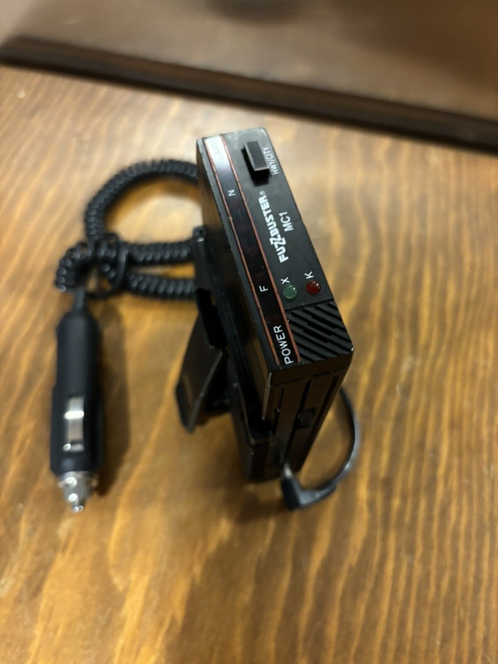 Original Vintage Fuzzbuster MC1 Radar Detector As Is For Parts Untested ...