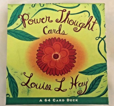 POWER THOUGHT CARDS - Inspirational Humor 4X4" Deck of 64 Card SIGNS | eBay