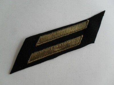 WWII ARMY 6 YEAR SERVICE HASH MARK 2 STRIPES EMB OD ON FELT | eBay
