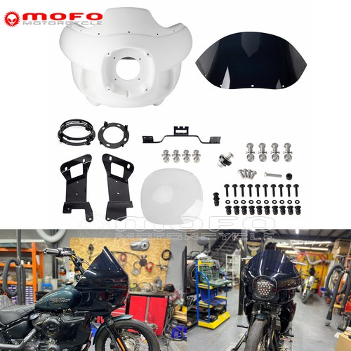 Upper Fairing White For Harley Street Bob FXDB Low Rider FXDL Sports ...