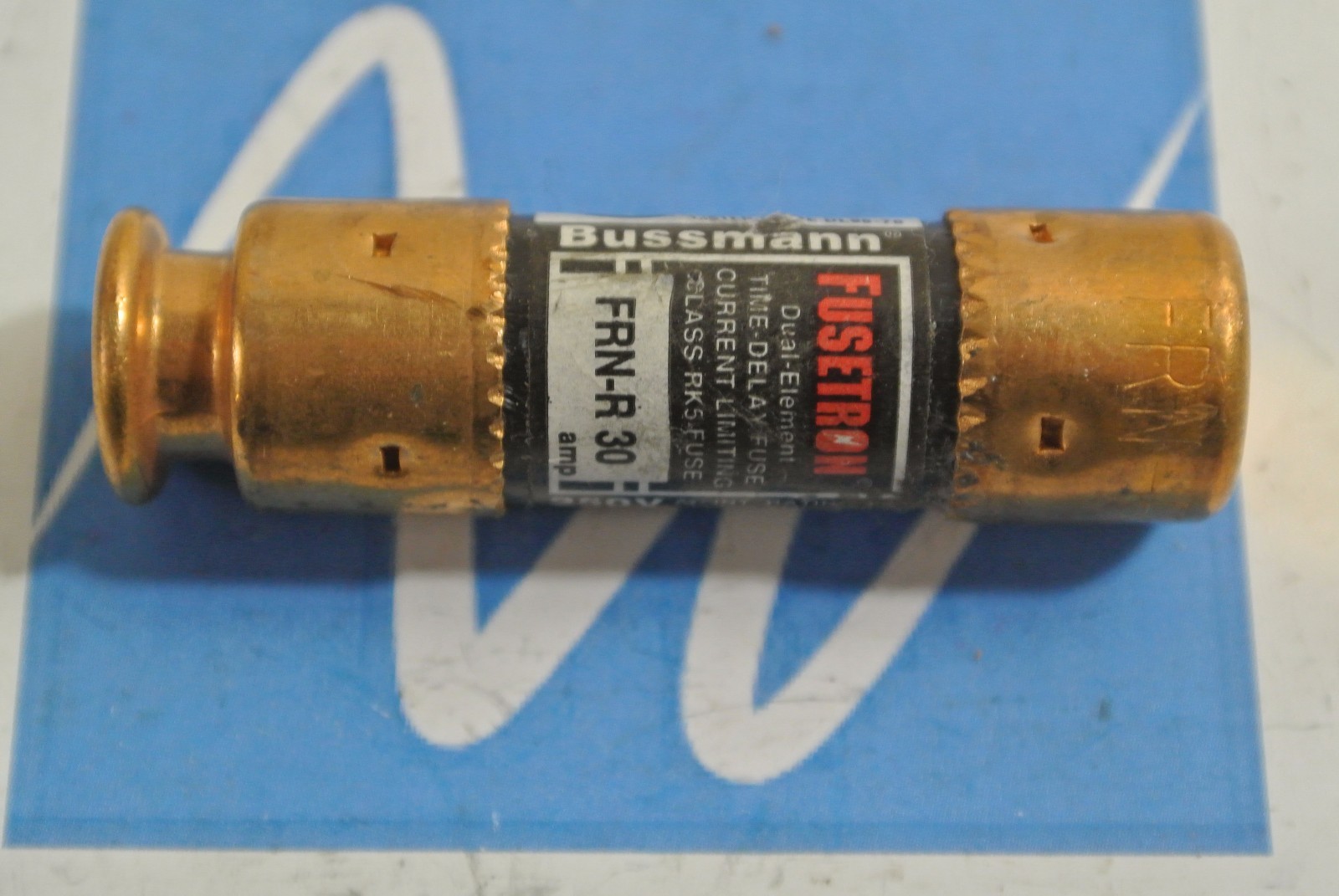 BUSSMANN FUSETRON FRN-R-30 FRNR30 30 amp 250V RK5 Dual element fuse lot ...