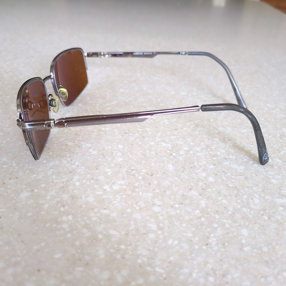 Turboflex MOD TF214 Half Rim Eyeglasses Silver 57-19-145 Flex Hinges | eBay