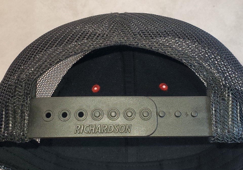 Corvette C5 Patch Richardson 112 Trucker Hat Snapback Red/Black | eBay