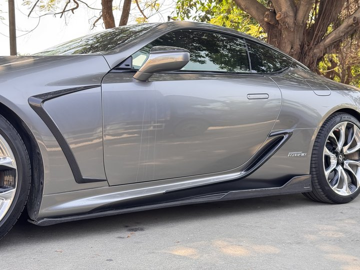 Dry Carbon fiber body kits Front Rear Canards For Lexus LC500 LC500H ...