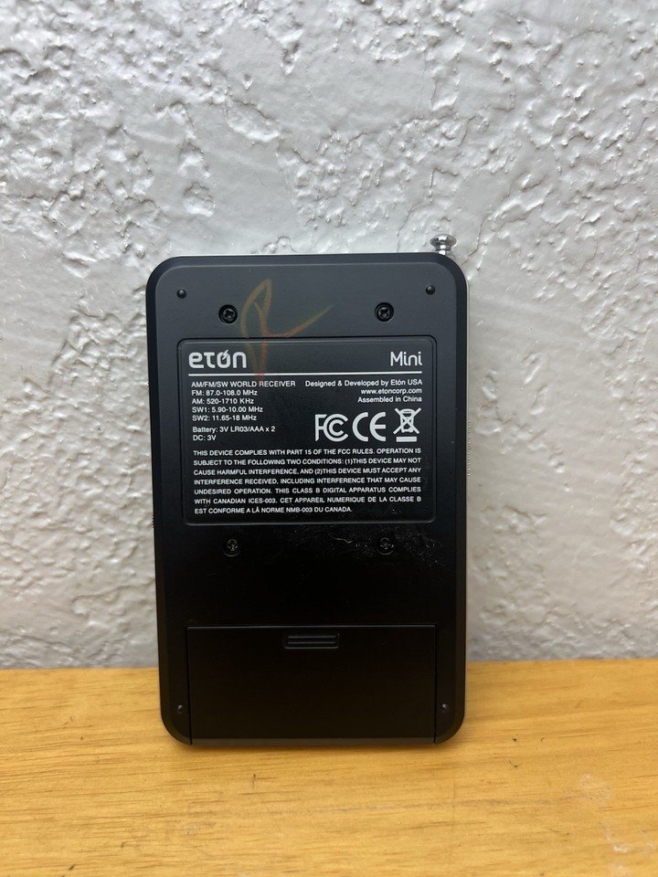 Eton Mini Grundig Edition AM/FM/SW Global Radio Tested Works | eBay