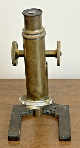 C. REICHERT WEIN BRASS VINTAGE MICROSCOPE ~ MISSING PARTS | eBay