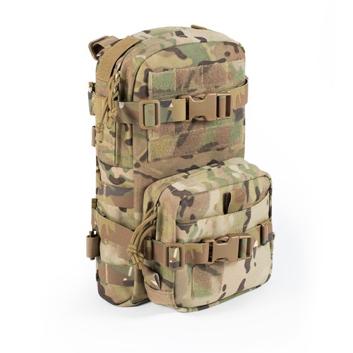 Outdoor Tactical MOLLE YKK Panel Pack Pouch for Hydration Bladder Plate ...
