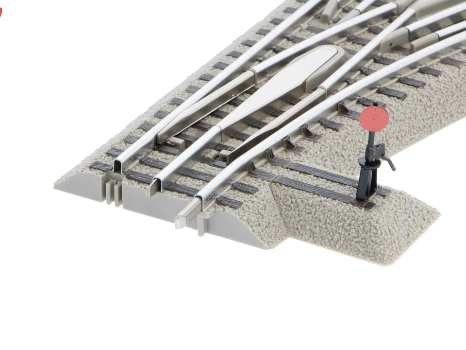 Lionel Fastrack 036 RH Manual Switch Right Hand 6-12018 | eBay