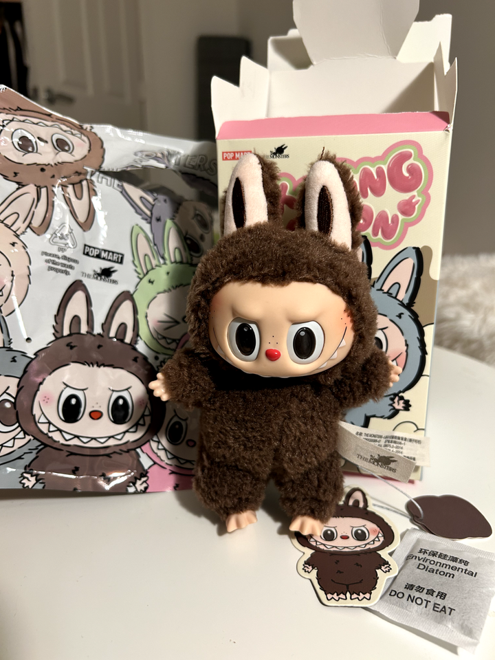 Authentic!!! Labubu Chestnut Cocoa - Popmart Macaroon Series (Opened ...
