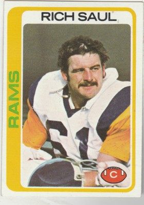 FREE SHIPPING-NRMINT-1978 TOPPS #498 RICH SAUL RAMS | eBay