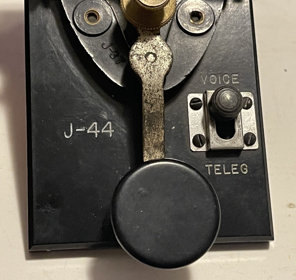 J-37 J-44 TELEGRAPH KEY BASE E F Johnson MORSE CODE KEY | eBay