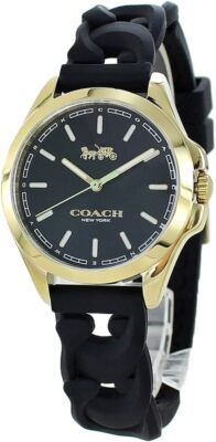 Coach LIBBY Women's Black Rubber Watch 14503783 | eBay