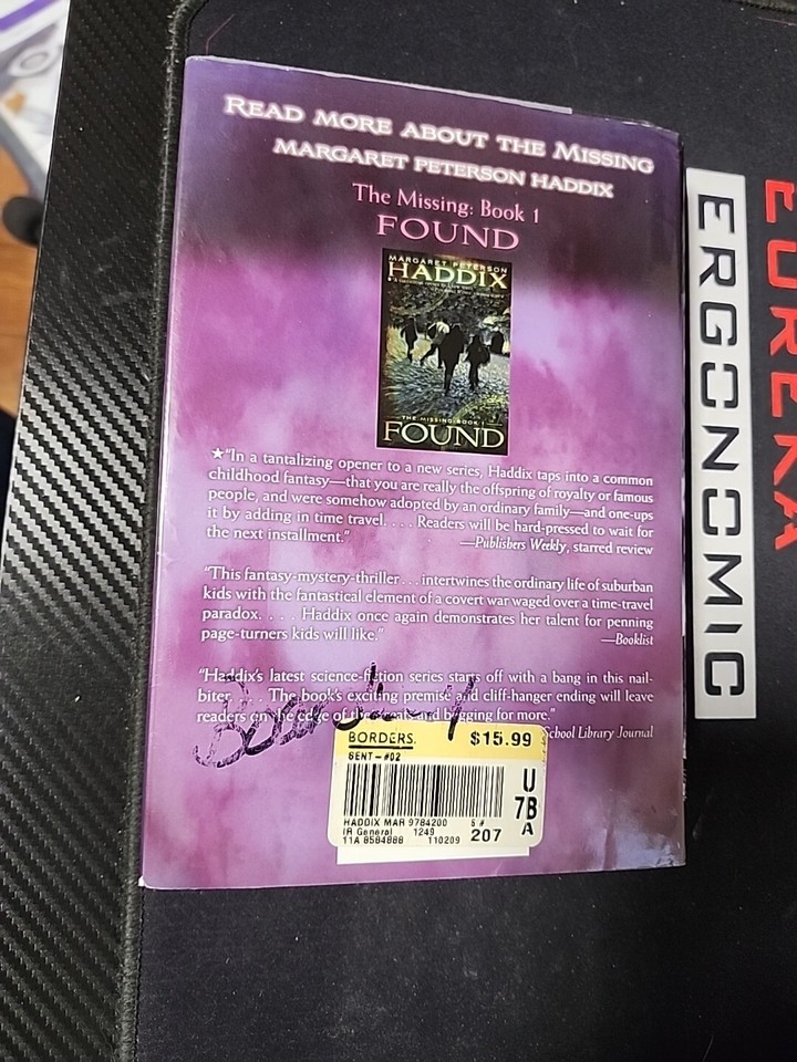 Sent by Margaret Peterson Haddix (2009, Hardcover, Abridged edition ...
