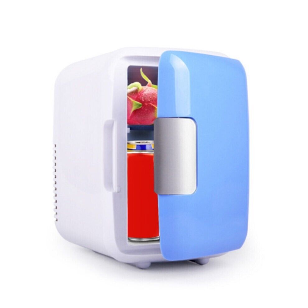 4L Portable Mini Fridge Table Top Electric Small Cooler Bedroom Ice Box ...