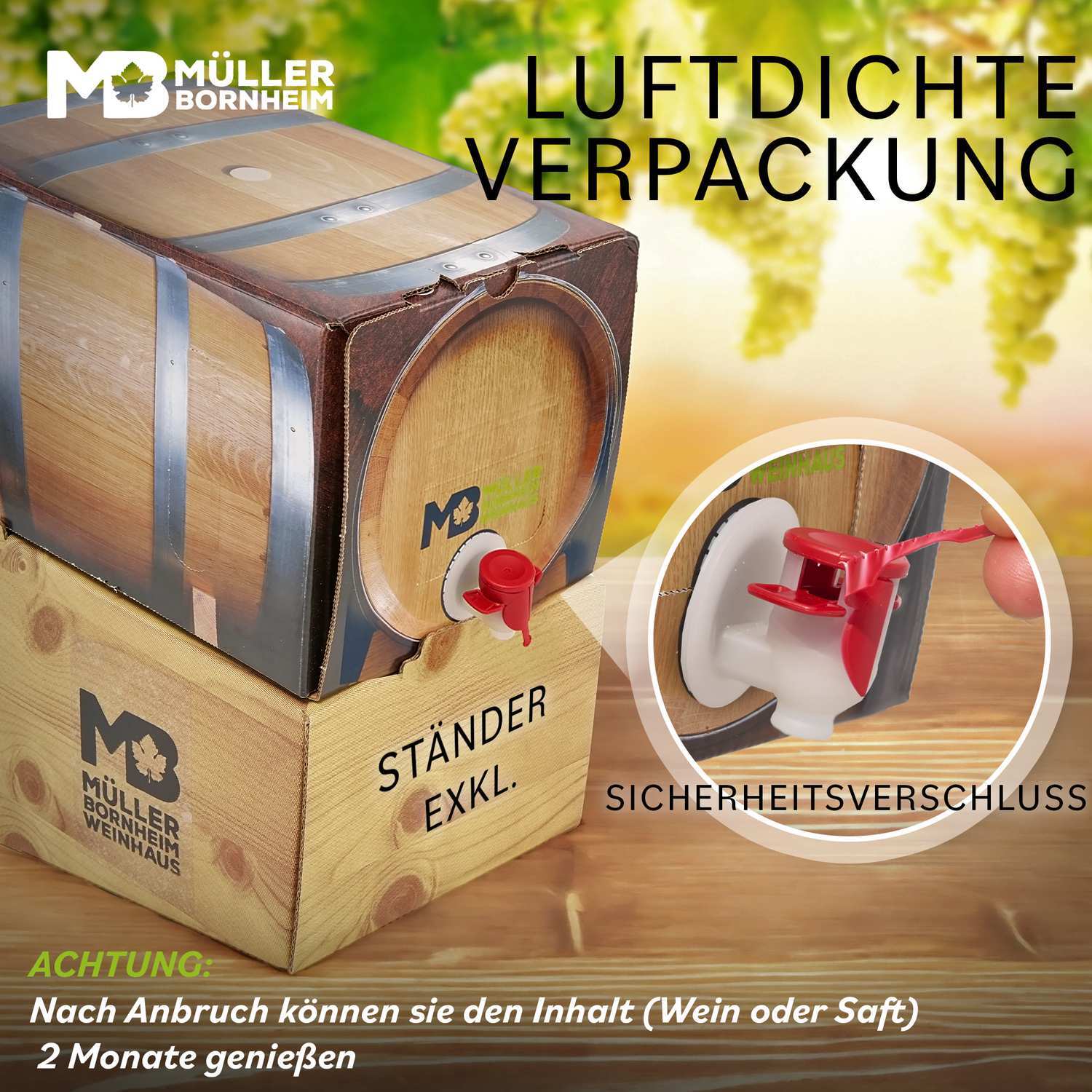 Bag in Box Wein Weißer Burgunder Weißwein trocken 5 L | eBay.de