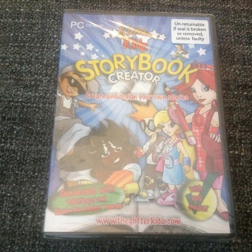 Glitter Kids Story Book Creator DVD - Craft PC CD ROM - Brand New ...