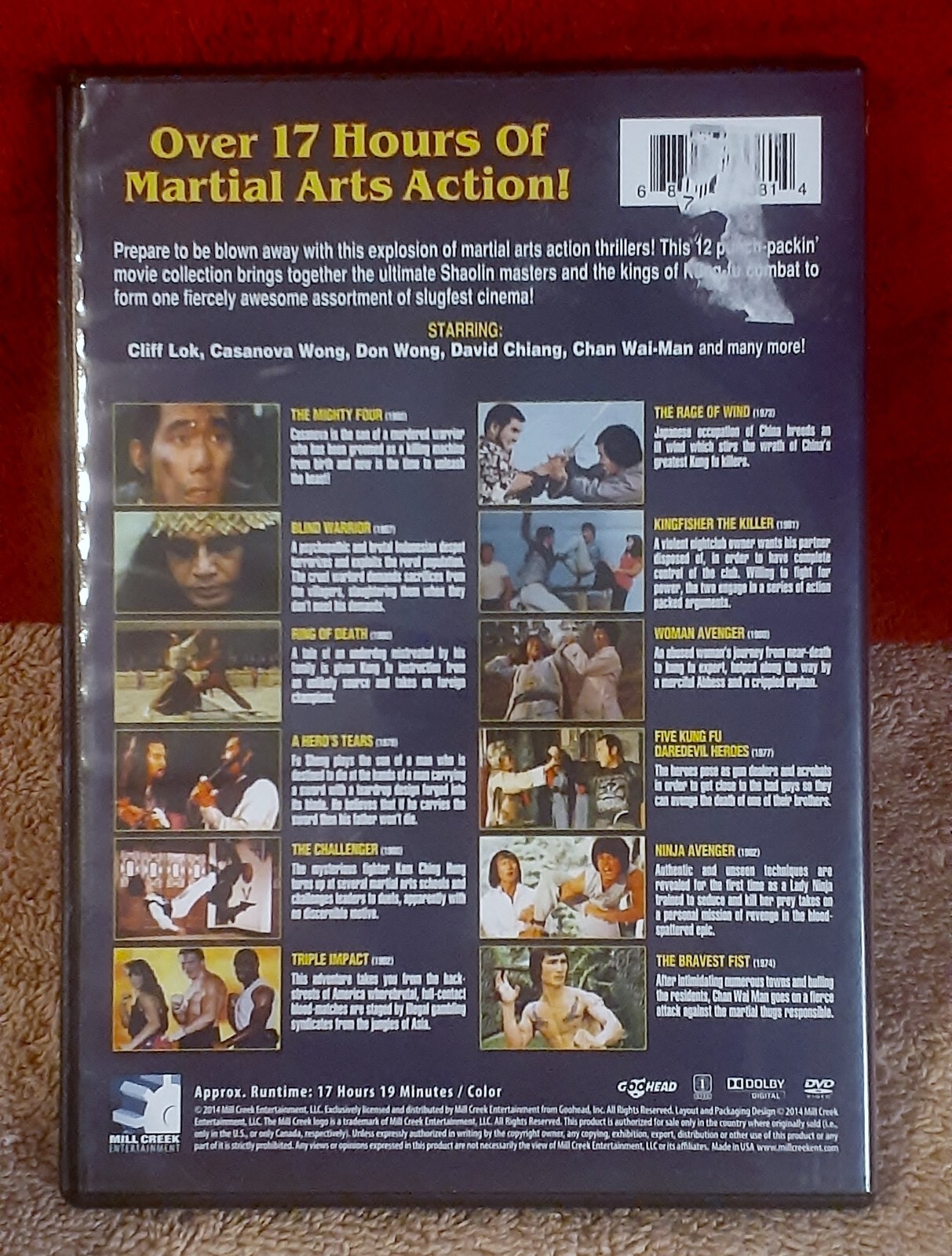 Way of the 5 Finger Death Strike 3 DVD Disc Set 17 Hours of Matial Art ...